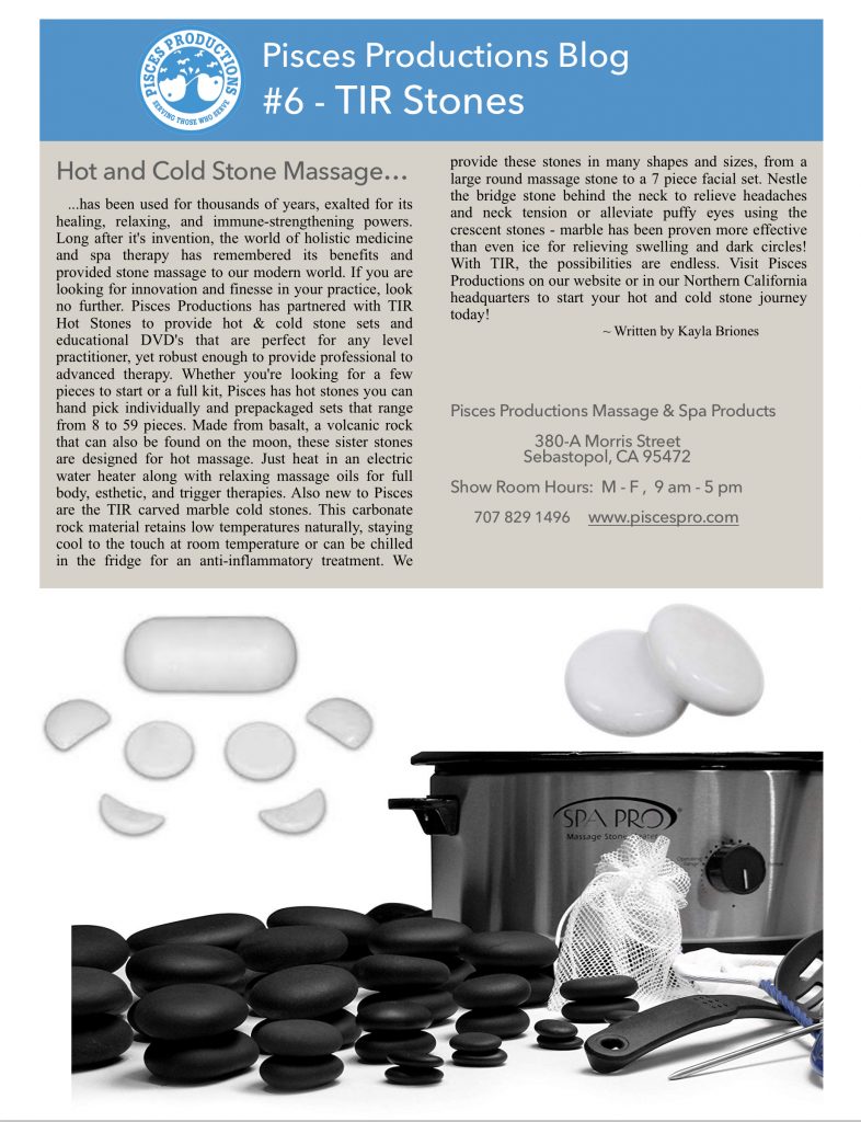 Hot and Cold Stone Massage - Pisces Productions